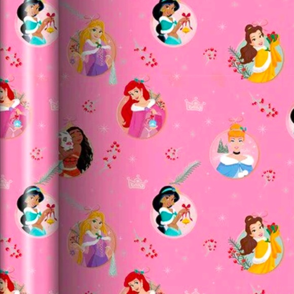 Disney | Holiday | Disney Princesses Christmas Gift Wrap 2 Rolls | Poshmark